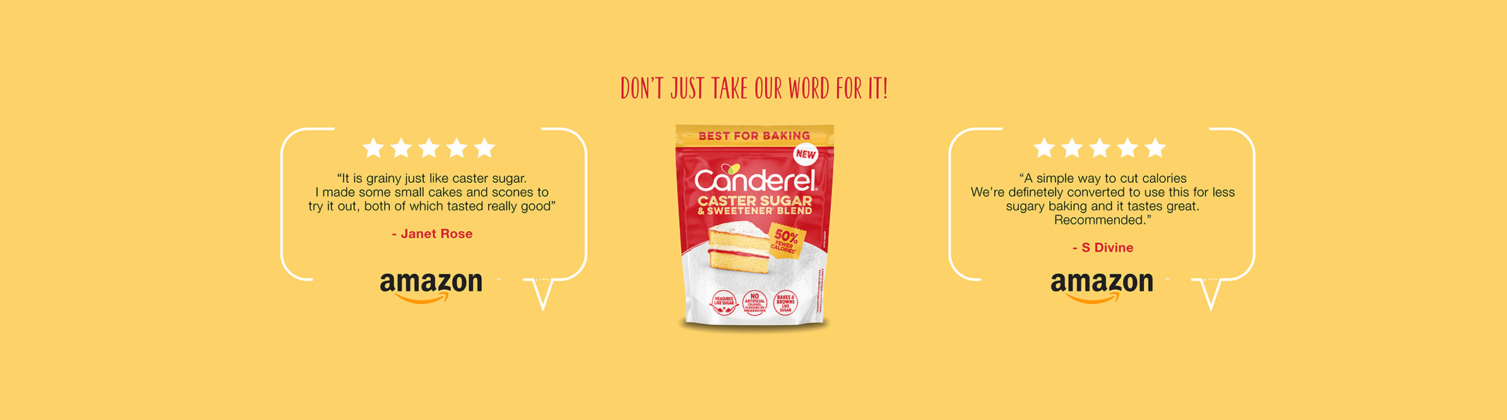 Sweet Taste of Canderel® - Low Calorie Sugar Alternatives