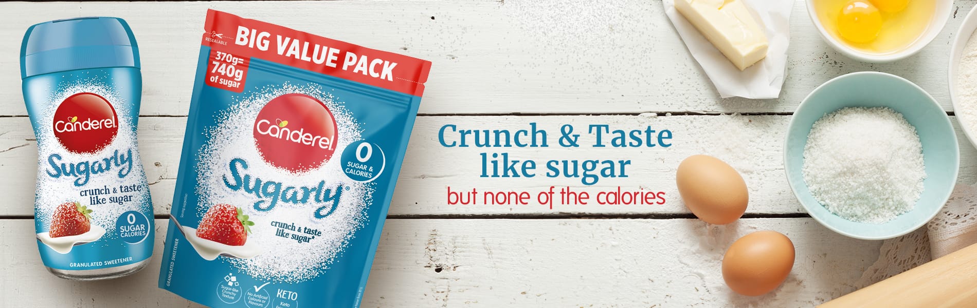 Sweet Taste of Canderel® - Low Calorie Sugar Alternatives