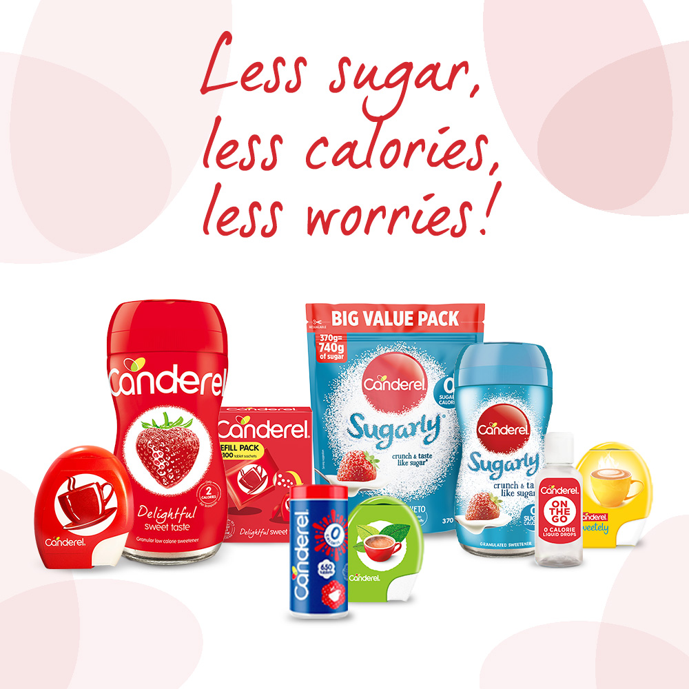 Sweet Taste of Canderel® - Low Calorie Sugar Alternatives
