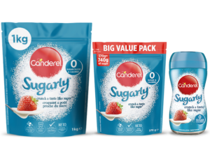 Canderel® Sugarly - Sugar-like Crunchy Texture with 0 Calories!